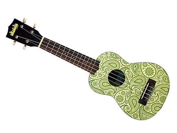 Kala Green Paisley Soprano Ukulele | Reverb