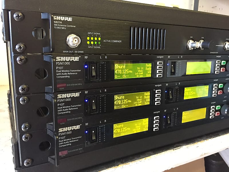 Shure PSM 1000 IEM Fly Rack (6ch / 6 Body Packs / 8 | Reverb UK