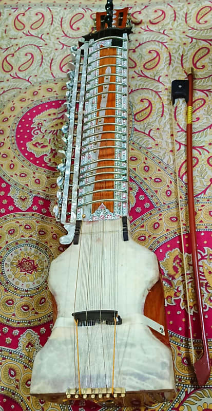 Shreeom Handicraft Dilruba Indian Musical Instrument, Sitar | Reverb