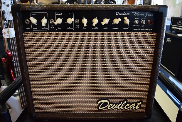 Devilcat Mean Jean 2013 Western Tolex 15 Watt Amplifier Combo | Reverb