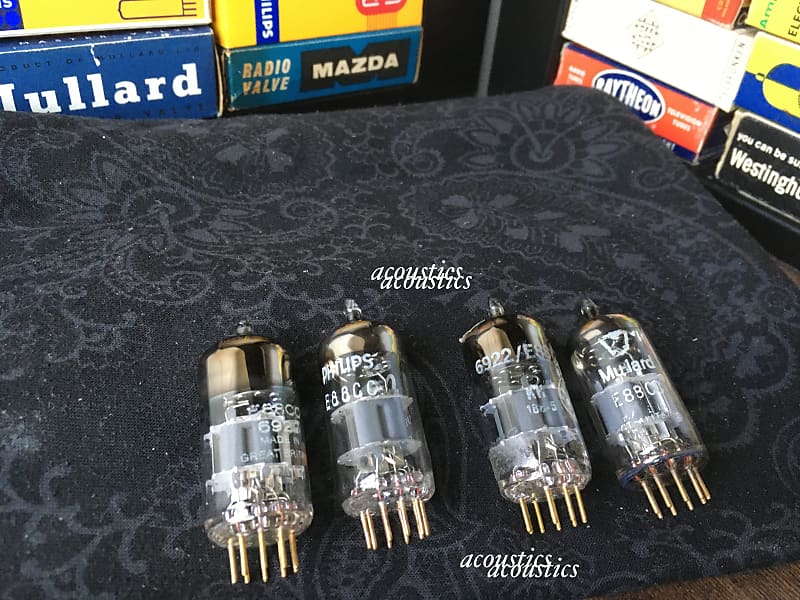 4 Mullard E88CC 6922 Tubes | Reverb