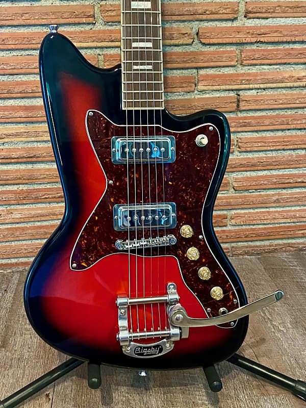 Silvertone 1478 Reissue - Red Sunburst - upgraded | Reverb