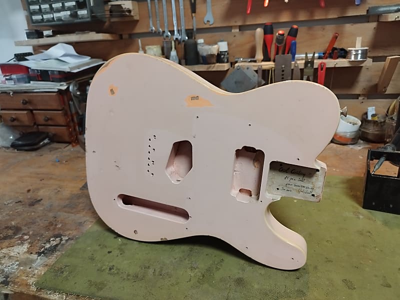 Real life Relic Telecaster - Shell Pink | Reverb UK