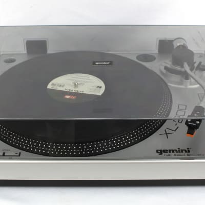 Gemini XL-200 Manual Belt Drive Turntable w/ PM-100 Speaker | Reverb