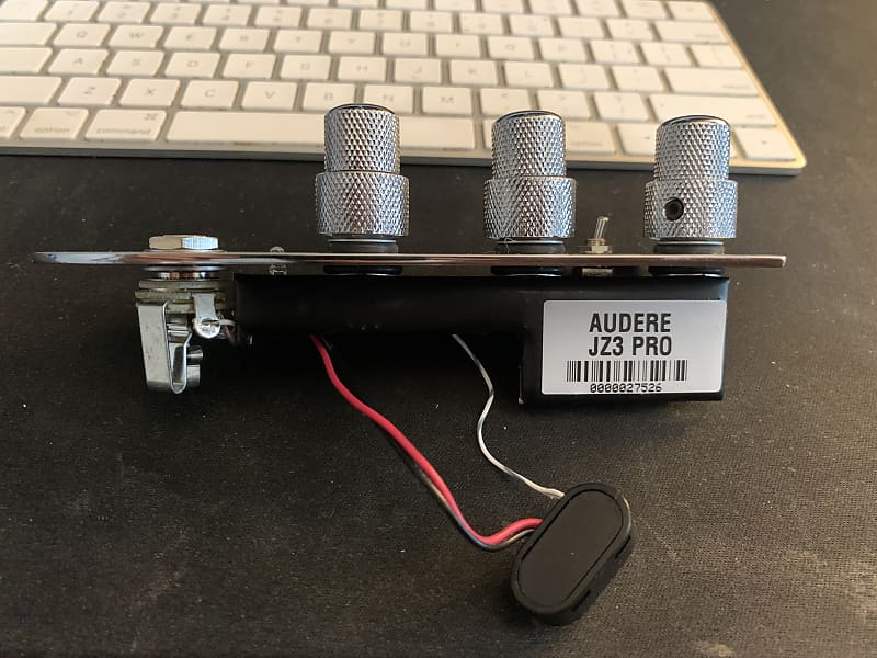 Audere JZ3 Pro 4 band active preamp for Jazz bass | Reverb