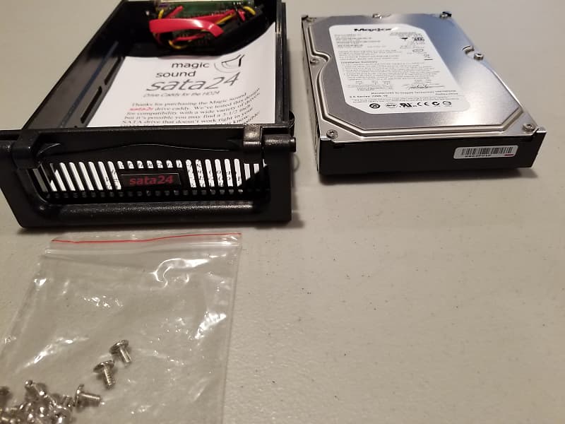 Alesis HD24 SATA Hard Drive Caddie (Caddy) with hard drive | Reverb