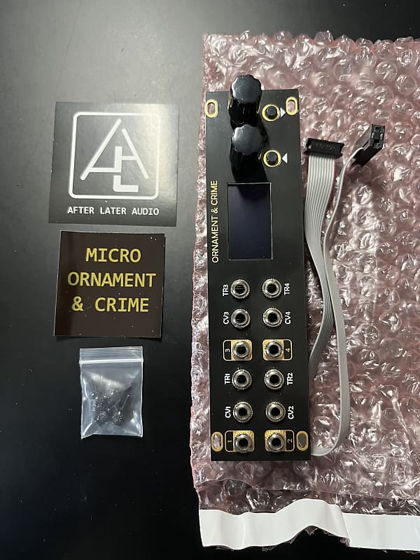 After Later Audio uO_C 1U 2022 - Black / Gold | Reverb