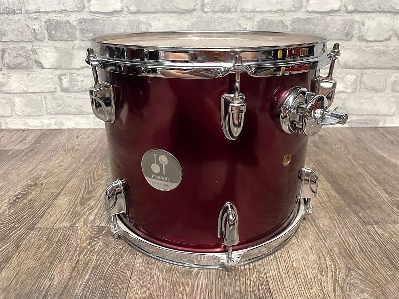 Sonor Force 505 Rack Tom Drum 12”x10” / Red / Drum Kit | Reverb