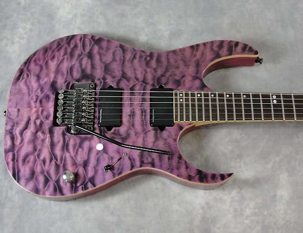 Ibanez Premium RG920-QM HVV High Voltage Violet 6 String | Reverb