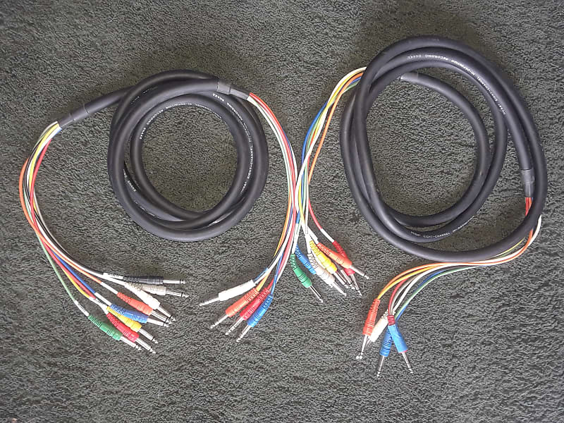 Two - Hosa Insert Snakes 1/4" - 4 Channels TRS to 8 TS - 10 | Reverb