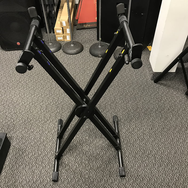On-Stage Double X Braced Keyboard Stand | Reverb