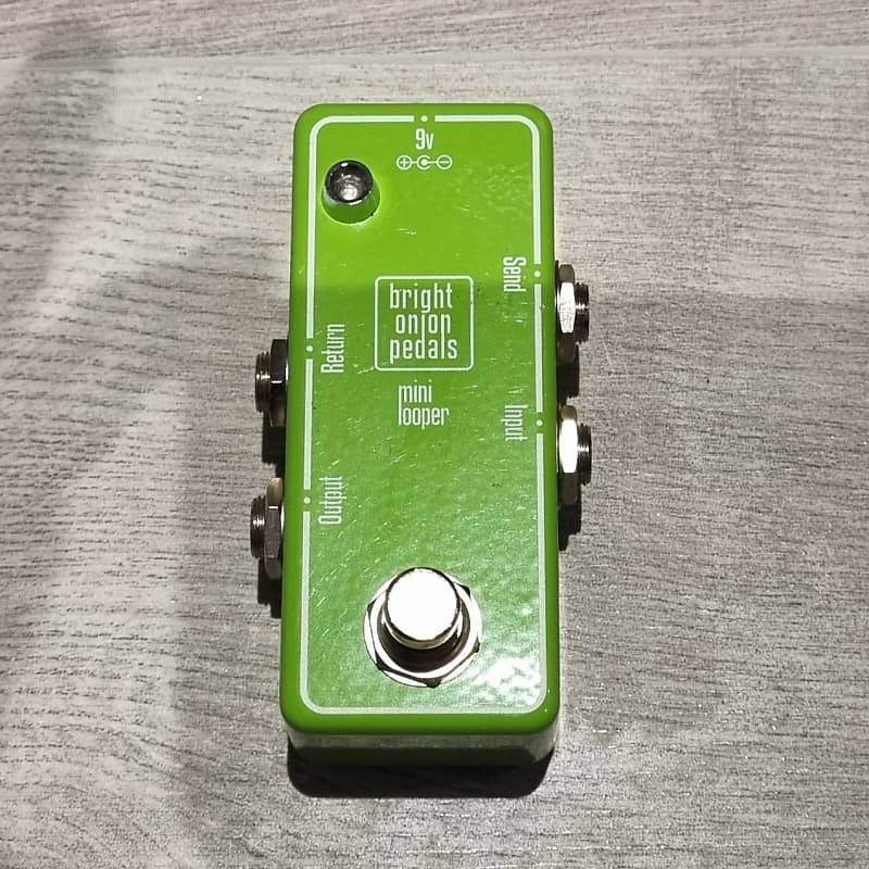 Bright Onion Pedals Mini Looper True Bypass | Reverb UK