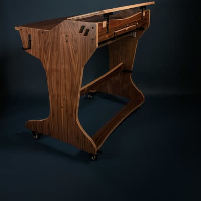 Munstre Composer desk workstation - Walnut recording studio | Reverb