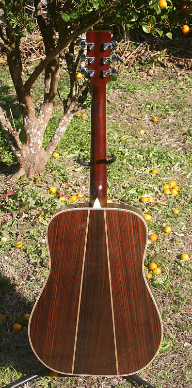 Yamaki 150 Solid Top and Solid Back D35 Japan Vintage Guitar | Reverb