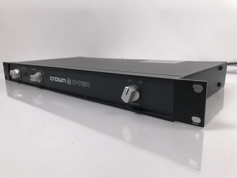 Crown D-75A - Stereo Power Amplifier | Reverb