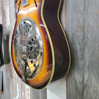 Fender Square Neck Dobro 1990s - Sunburst | Reverb