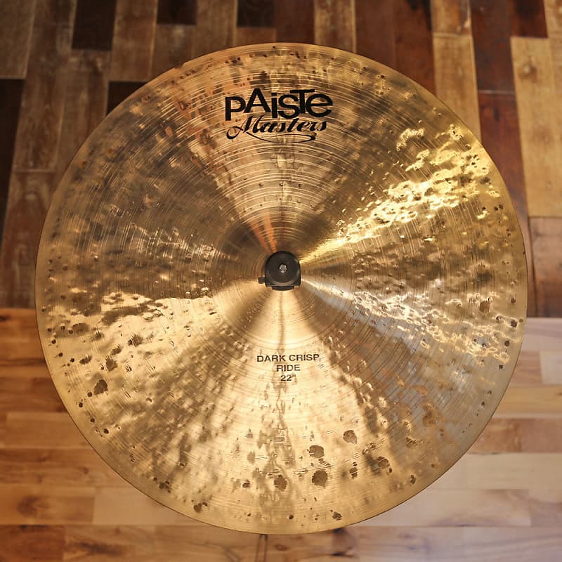 PAISTE 22" MASTERS DARK CRISP RIDE CYMBAL | Reverb
