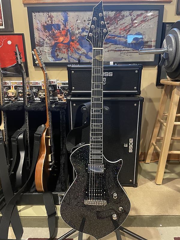Sully Trella 2020 Black Unicorn Sparkle Custom USA Guitar | Reverb