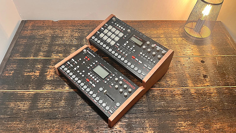 Elektron MK1 DUO Synth Stand (Real Mahogany Wood) | Reverb