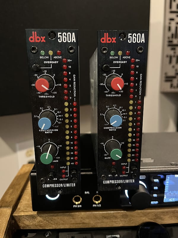 dbx 560A 500 Series Compressor / Limiter Module 2010s - Black | Reverb