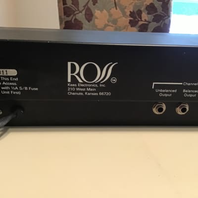 Ross Rack Mount 2 Channel, 10 Band per Channel EQ, 1970’s, | Reverb