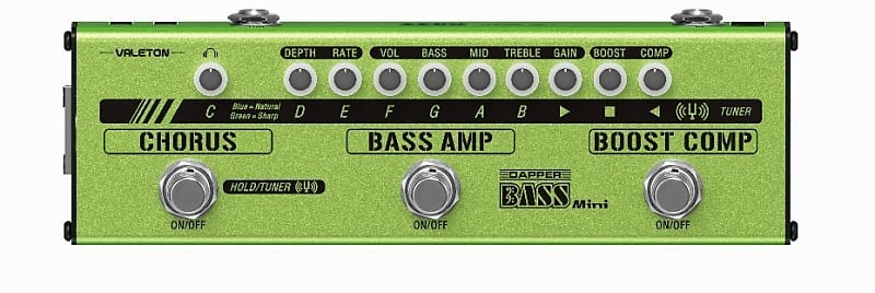 Valeton MES-2 Dapper Bass Mini Bass Effects Strip | Reverb