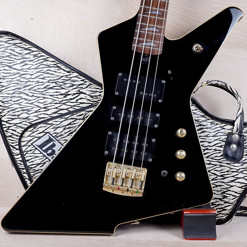 Ibanez Destroyer II DT870 Bass MIJ 1984 Black | Reverb Australia