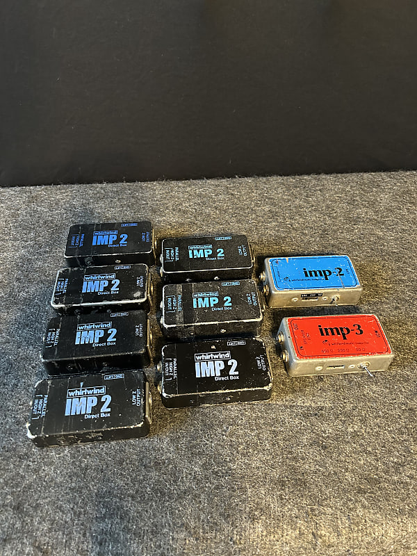 Lot of (9) Whirlwind IMP 2 1-channel Passive Instrument | Reverb