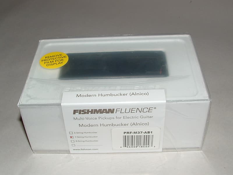 Fishman Fluence PRF-M37-AB1 7 String Modern Humbucker Alnico | Reverb