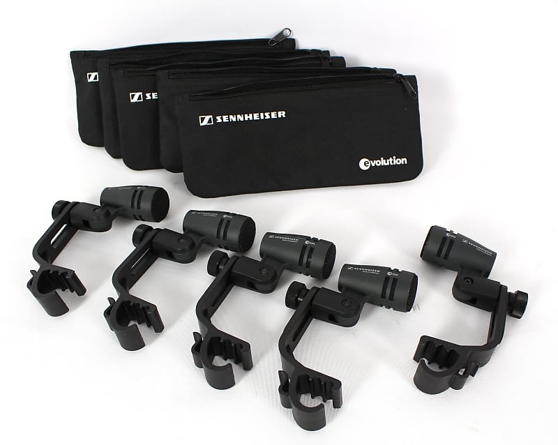 5-Pack of Sennheiser E604 Dynamic Cardioid Mics for Drums | Reverb