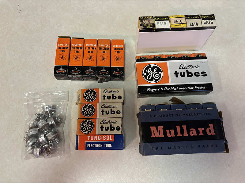 6AT6 EBC90 Electron Tubes for Fender Harvard 5F10 Mullards, | Reverb