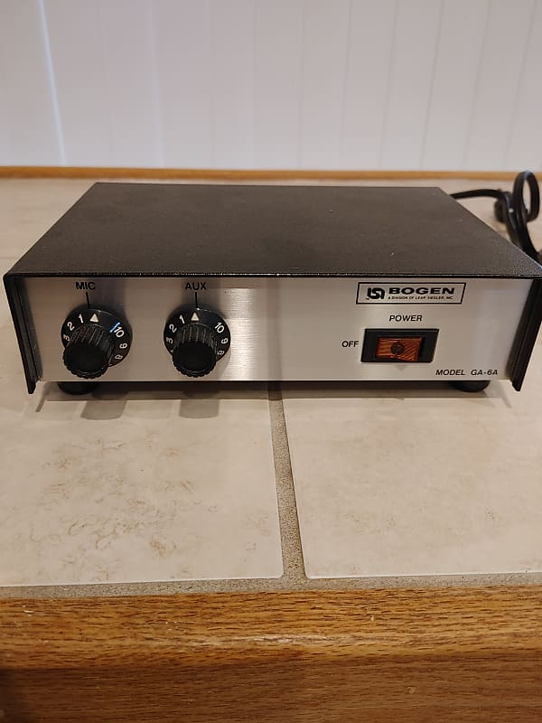 Bogen GA-6A Bass Amp Head - Converted | Reverb