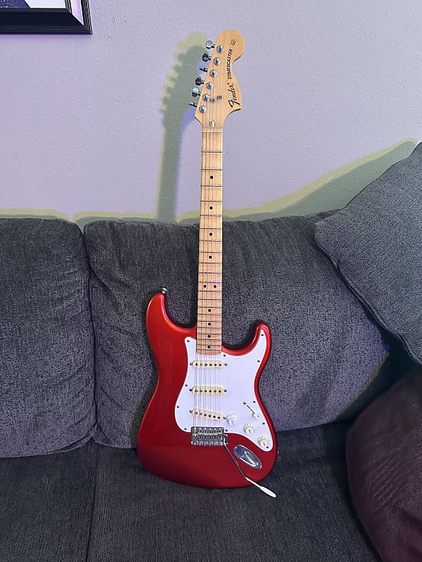 Fender Stratocaster 70’s Resissue Malmsteen - Candy Apple Red | Reverb