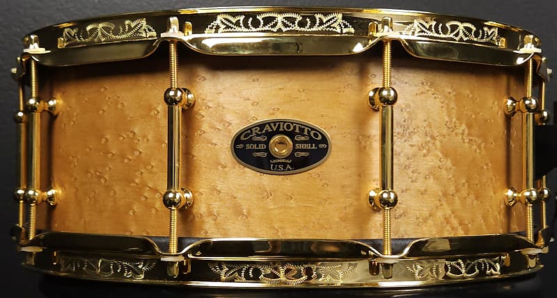 Craviotto Timeless Timber Birdseye Maple NOS #64 5.5x14 snare | Reverb