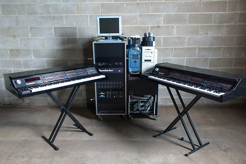 Synclavier Digital Audio System with 2 Keyboards and Computer | Reverb