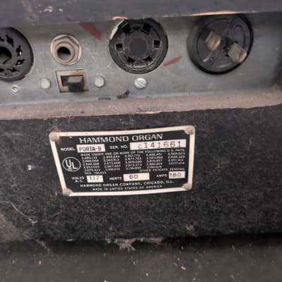 Hammond PortaB Organ 1970s - Natural | Reverb