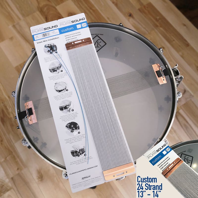 PURESOUND CUSTOM SERIES 24 STRAND SNARE WIRE (SIZES 13" | Reverb UK