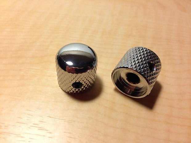 Schecter Chrome Guitar Knobs | Reverb