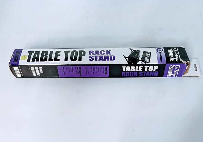On Stage RS7030 Table Top Rack Stand OnStage Recording Studio | Reverb