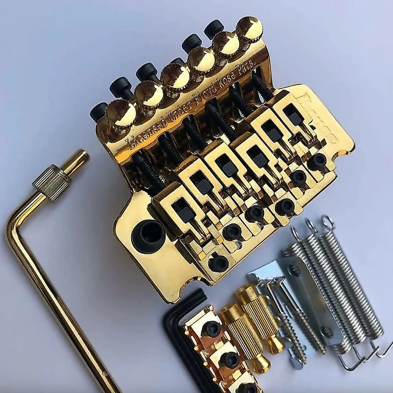Ibanez Licensed Floyd Rose Bridge Tremolo in Gold | Reverb