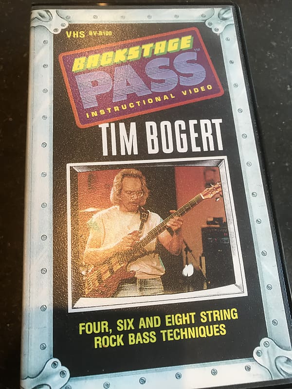 Backstage Pass Instructional VHS Video Tim Bogert Four, Six | Reverb