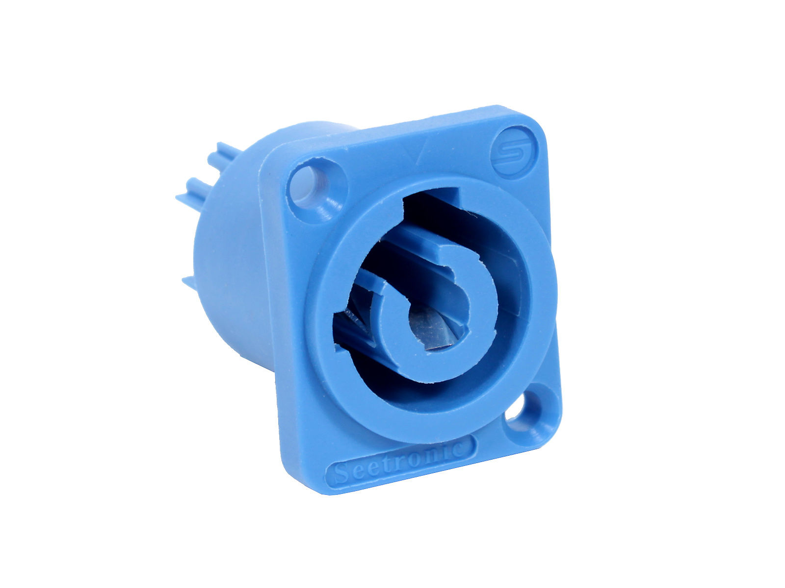 Seetronic SAC3MPA PowerCon Blue Panel Mount Connector | Reverb Canada