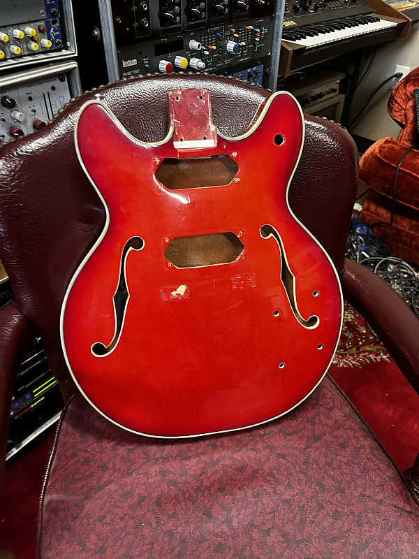 Epiphone 5102T Body Project 1970s - Red | Reverb