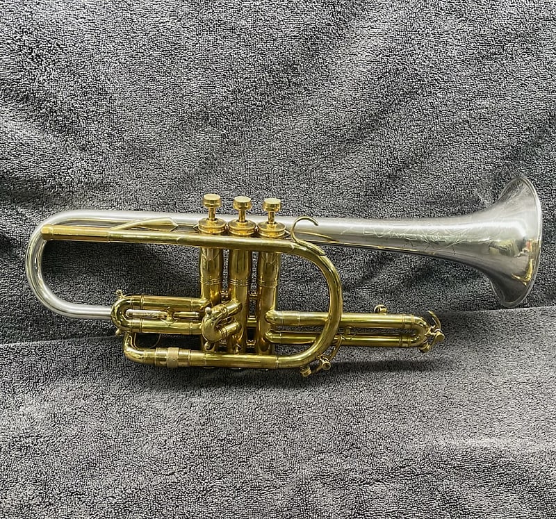 1946 King Master Model Cornet with Silvertone bell | Reverb