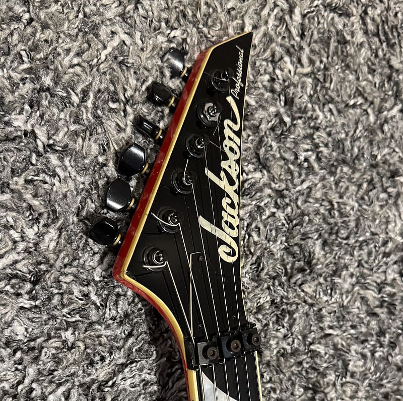 1990 Jackson Rhoads Professional Pro MIJ Radiant Red/Black | Reverb