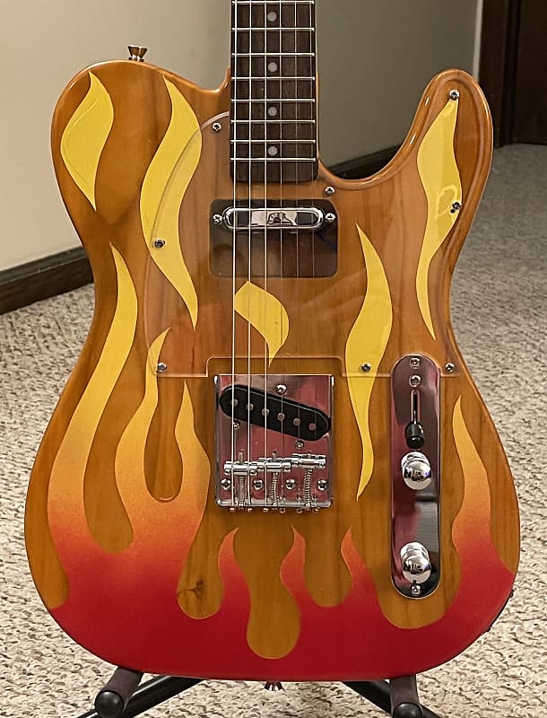 Custom-painted Flame Telecaster | Reverb