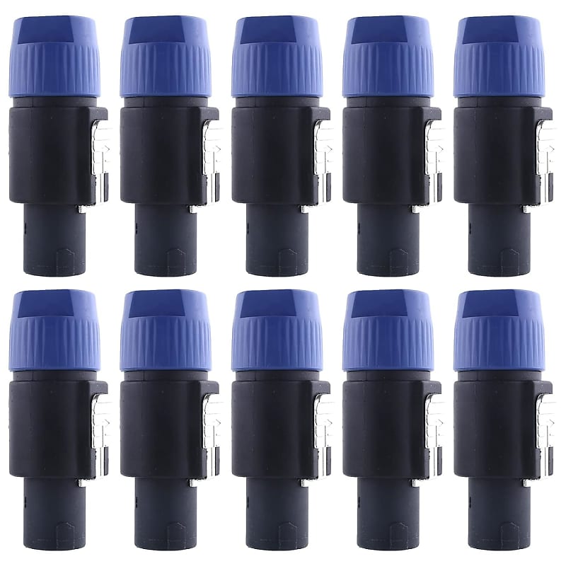 10 Pieces NL4FC Speaker Cables Head Speakon Cable Connector | Reverb