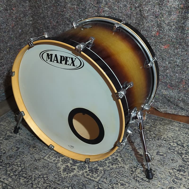 Mapex Meridian Maple 22" Bass Drum Chestnut Burst | Reverb UK