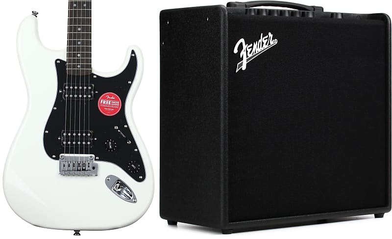 Squier Affinity Series Stratocaster Electric Guitar - Olympic | Reverb