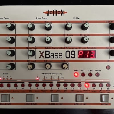 JoMox XBase09 Vintage Desktop Analog/Digital Drum Machine | Reverb